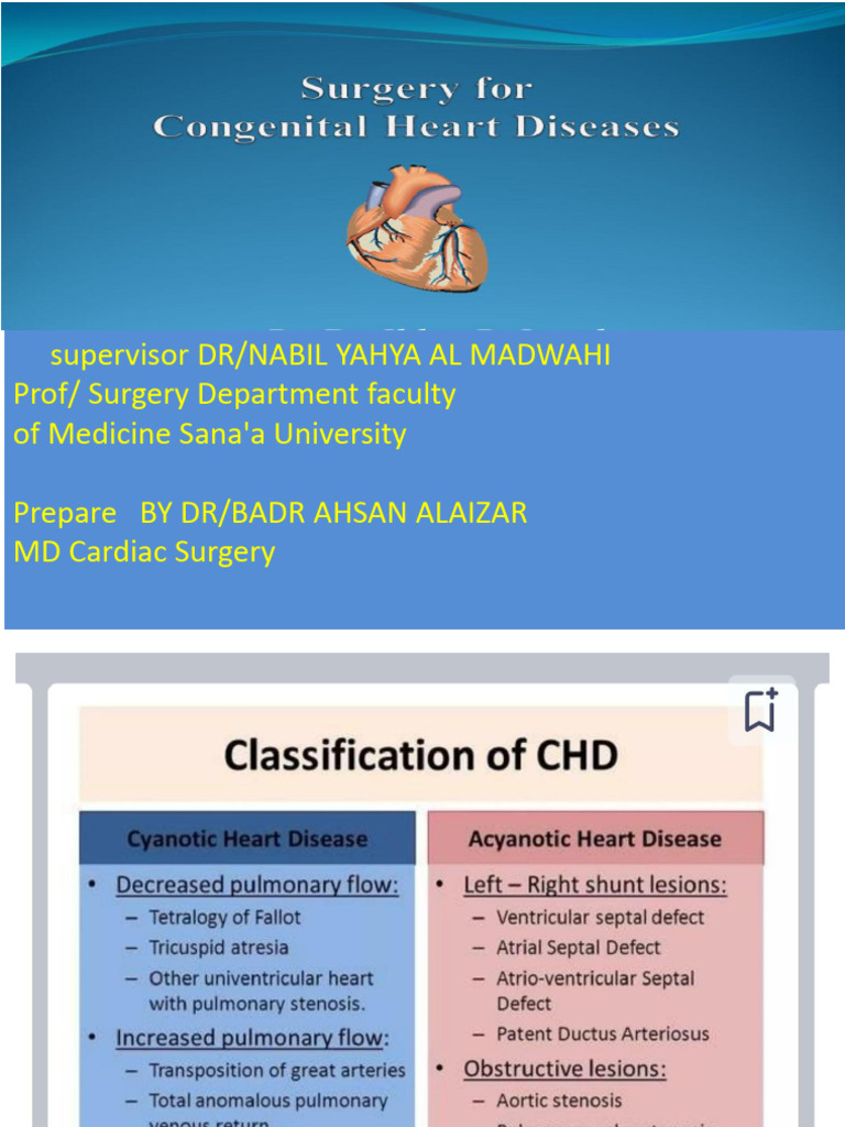 Congintal Heart Disease | PDF