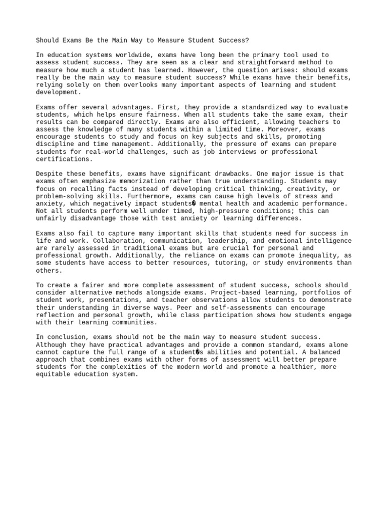 Should Marks Be The Only Way | PDF | Learning | Educational Assessment
