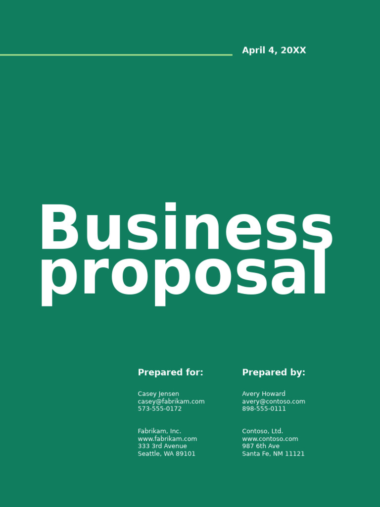 Business Proposal for Growth Solutions | PDF