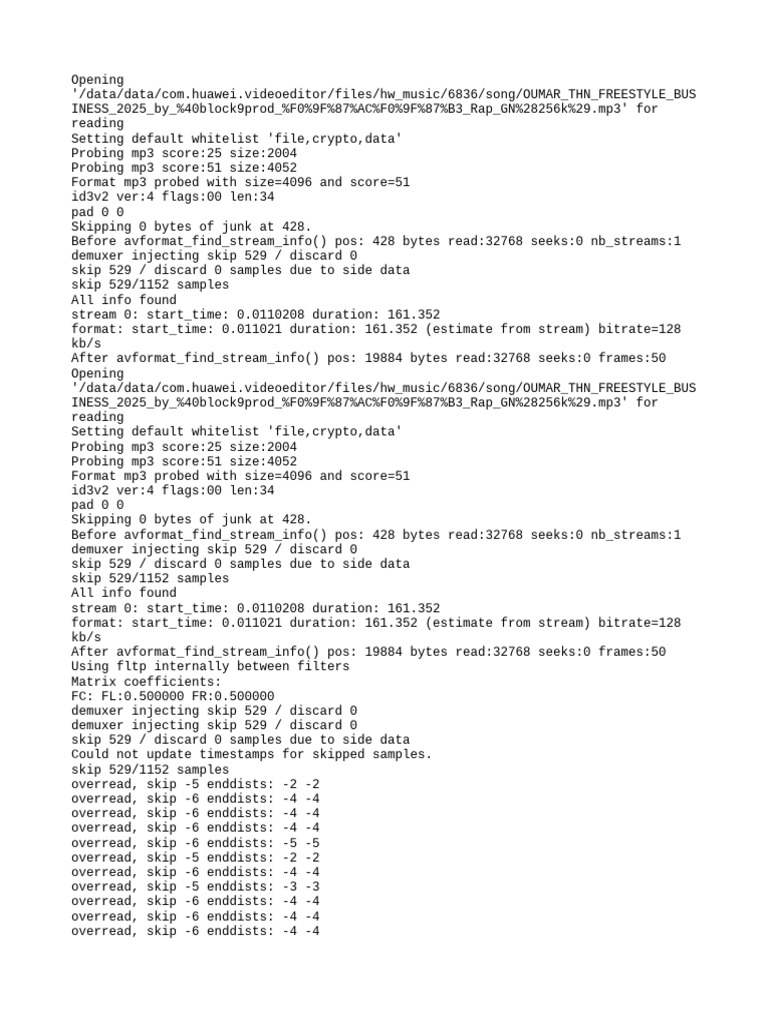 Av Log | PDF | Mp3 | Computer Engineering