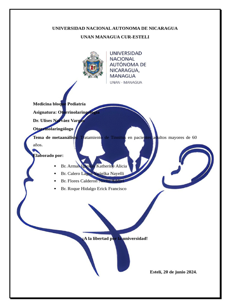 Metaanalisis - Final Ya | PDF | Terapia de conducta cognitiva | Tinnitus