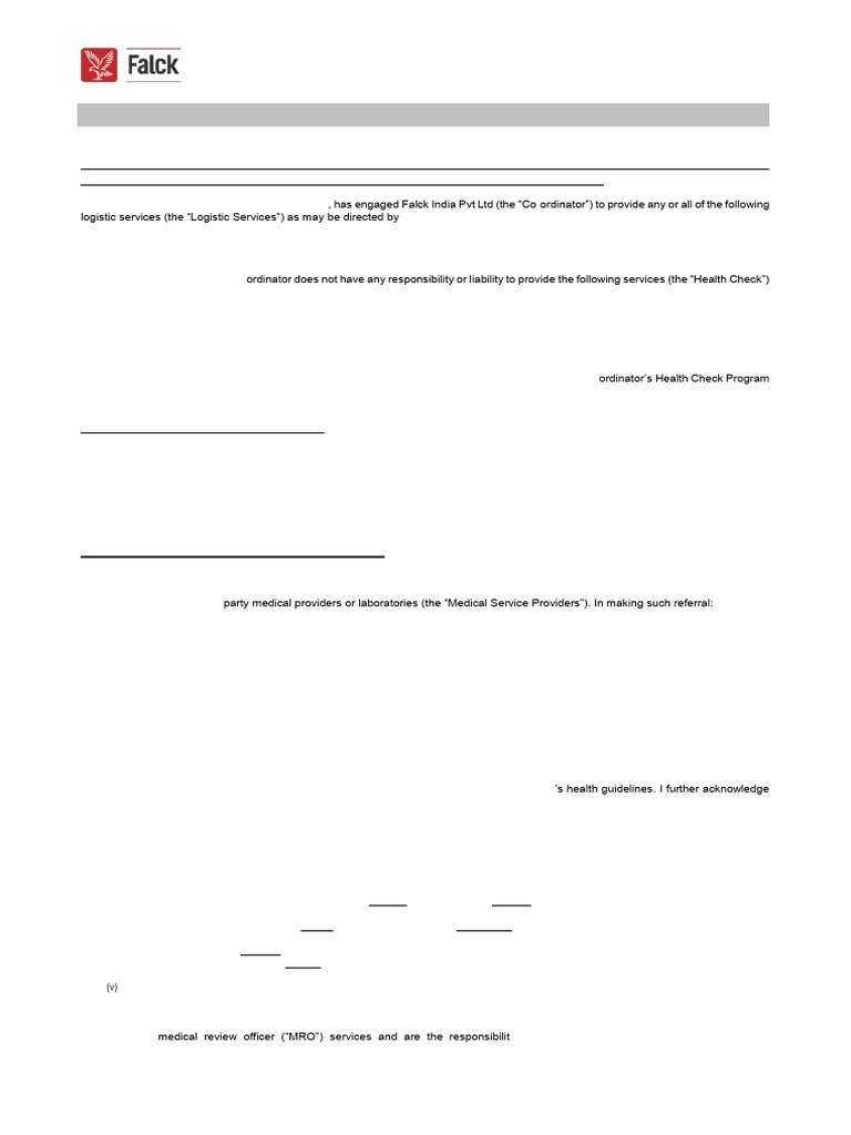 Consent Form - Falck Form O - For A Download What All We Have To Do Now ...