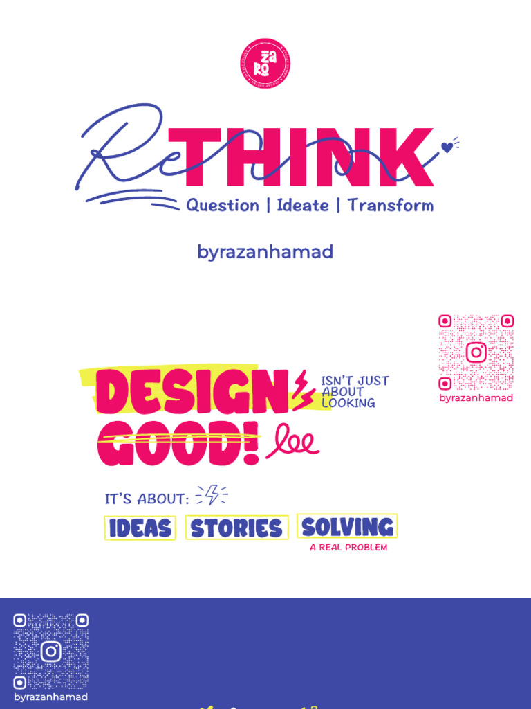 Rethink - by Razan Hamad | PDF