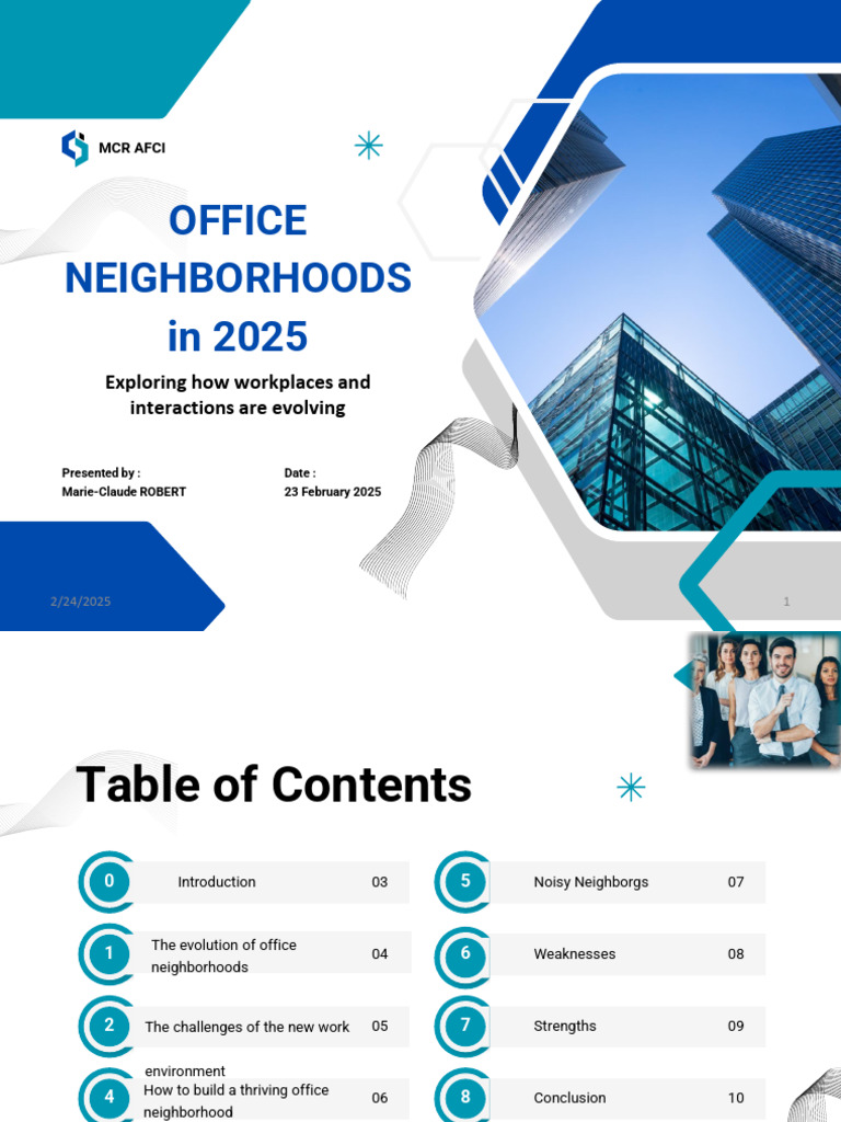 Office Neighborhoods 2025 Final | PDF