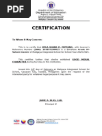 RDELC RDNEB Resiliency Certificate | PDF