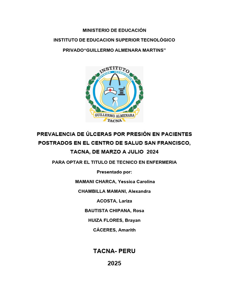 TESIS GRUPAL Upp | PDF | Septicemia | Isquemia