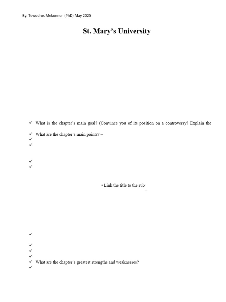 Book Chapter Review Guideline | PDF | Argument | Evaluation