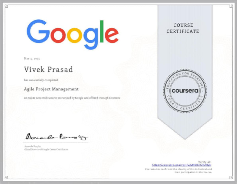 Google Certificate | PDF