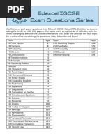 All 60 Topics - Exam Questions - Edexcel IGCSE | PDF | Area | Trigonometry