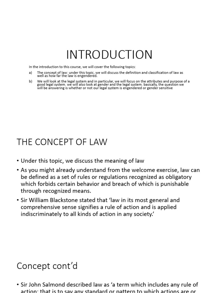 Introduction To Legal Process | PDF | Precedent | Case Law