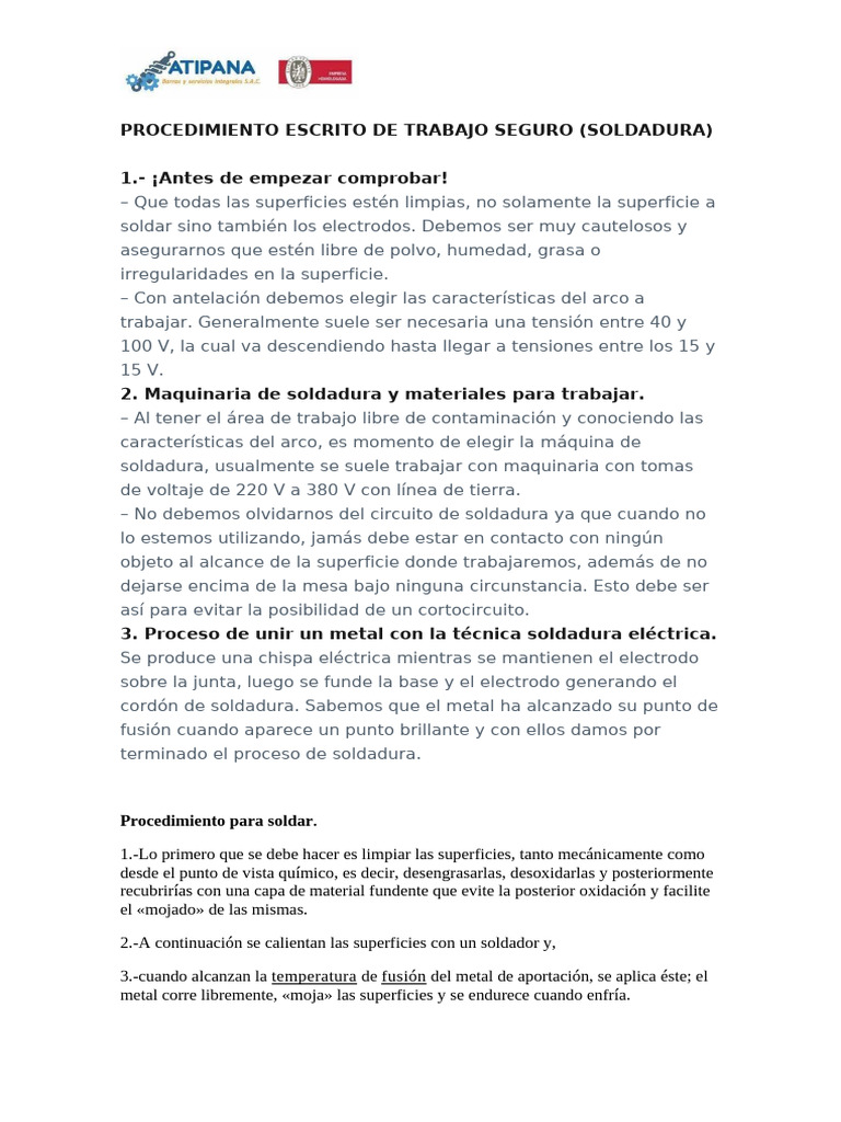 Guía de Seguridad en Soldadura Eléctrica | PDF