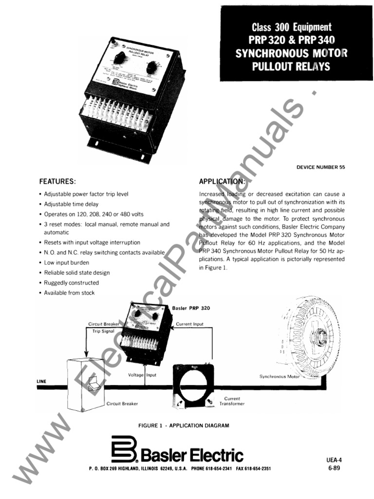 Synchronous Motor Pullout Relay PRP 320 | PDF | Relay | Switch