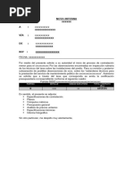Nota Interna Modelo | PDF