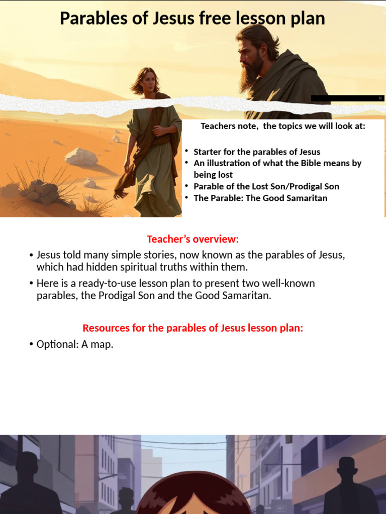 Parables of Jesus Free Lesson Plan | PDF | Parables Of Jesus