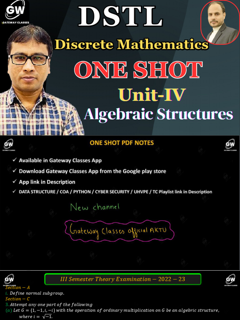 DSTL U-4 One Shot Notes | PDF