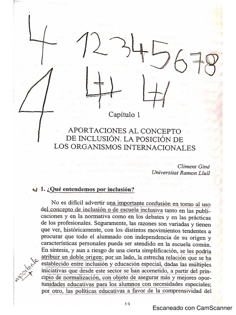 Educaciã N Inclusiva Pdf