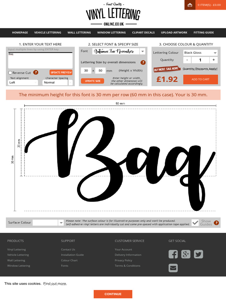 Vinyl Lettering Designer | PDF