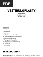 Vestibuloplasty Techniques Overview | PDF | Dentures | Mouth
