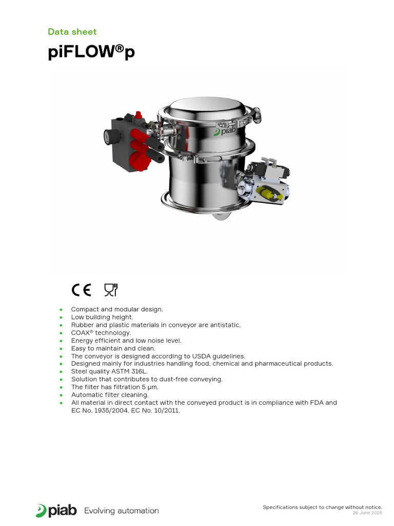 Piflow p.p64.Ss0.25t.2.Bs - ec.Aal.0.Gb.0 en Datasheet | PDF ...
