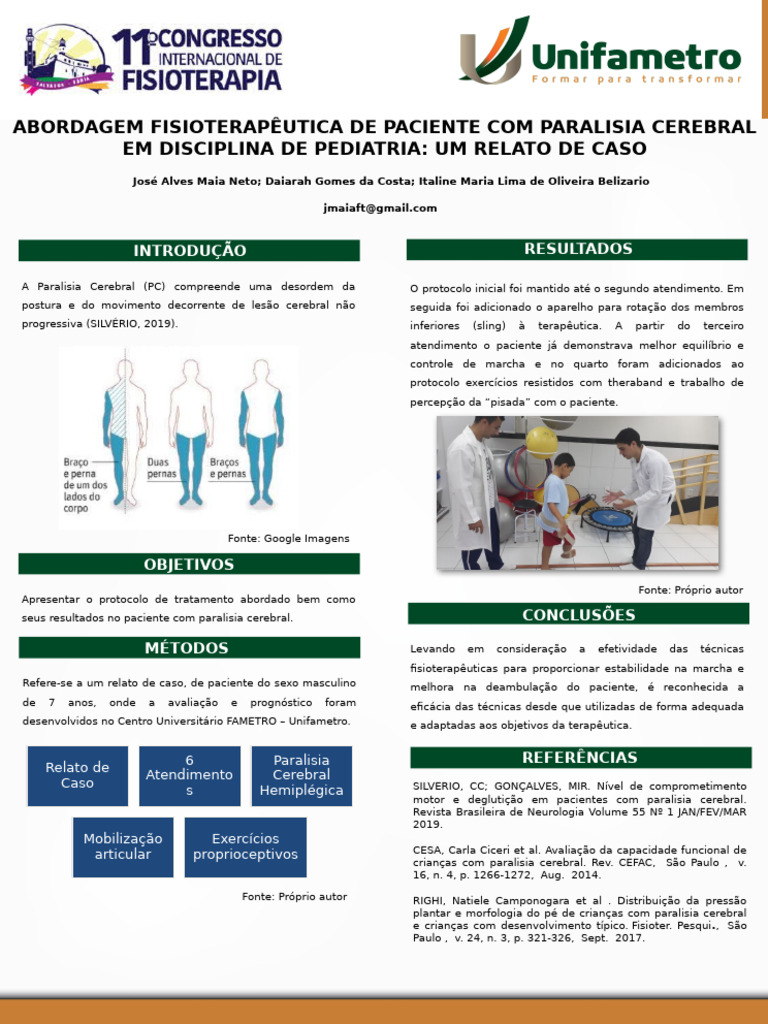 MODELO BANNER - Paralisia Cerebral | PDF | Paralisia cerebral | Doenças ...