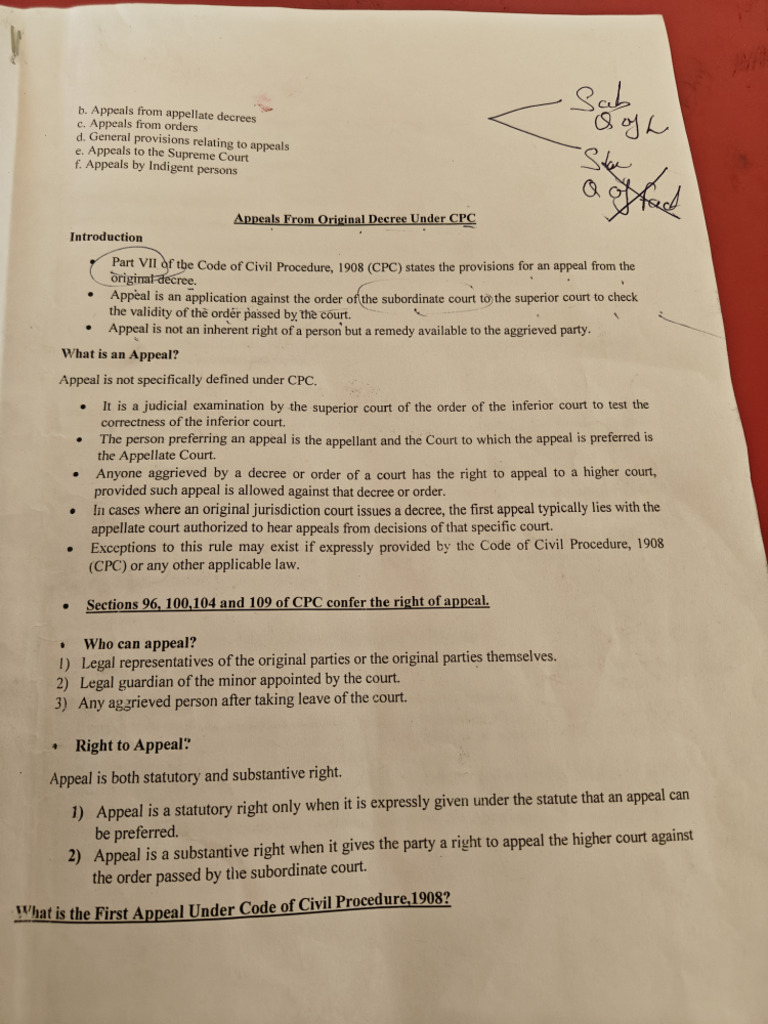 Unit 3 CPC Appeals | PDF