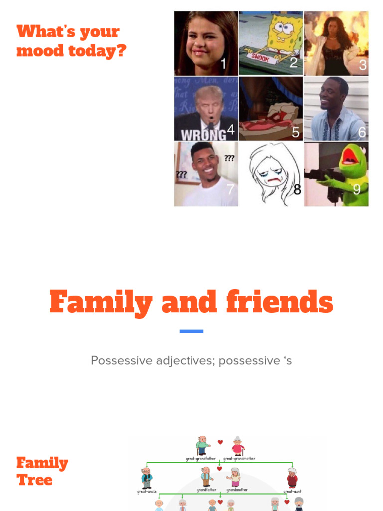 Lesson 4A - Family and Friends | PDF | Adjective | Languages