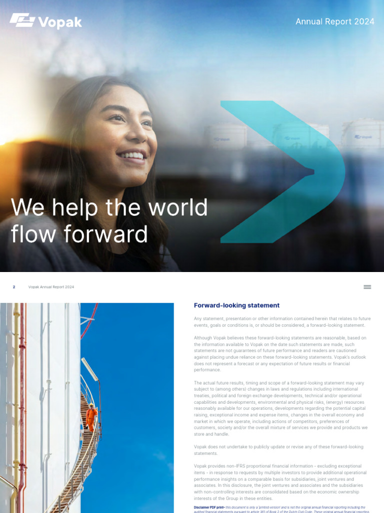 Vopak Annual Report 2024 | PDF | Natural Gas | Liquefied Natural Gas