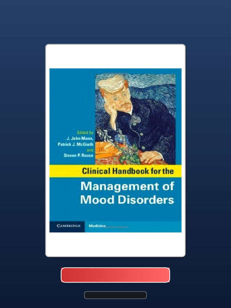 Clinical Handbook For The Management of Mood Disorders Official Test ...