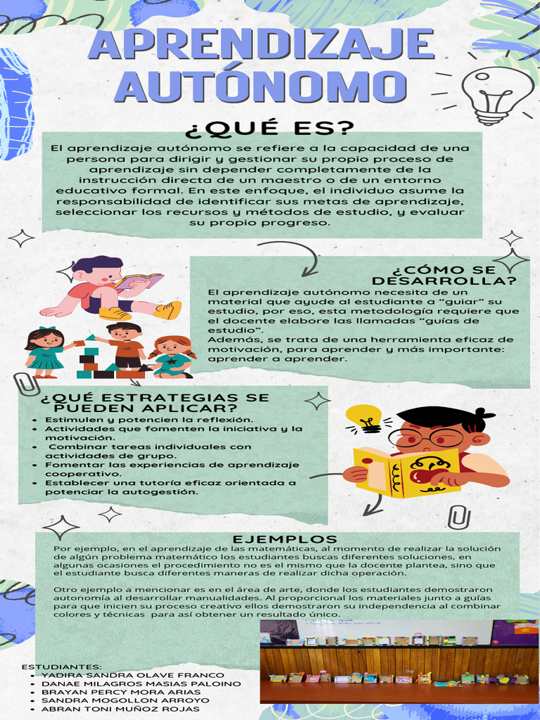 Infografía - Aprendizaje Autónomo | PDF