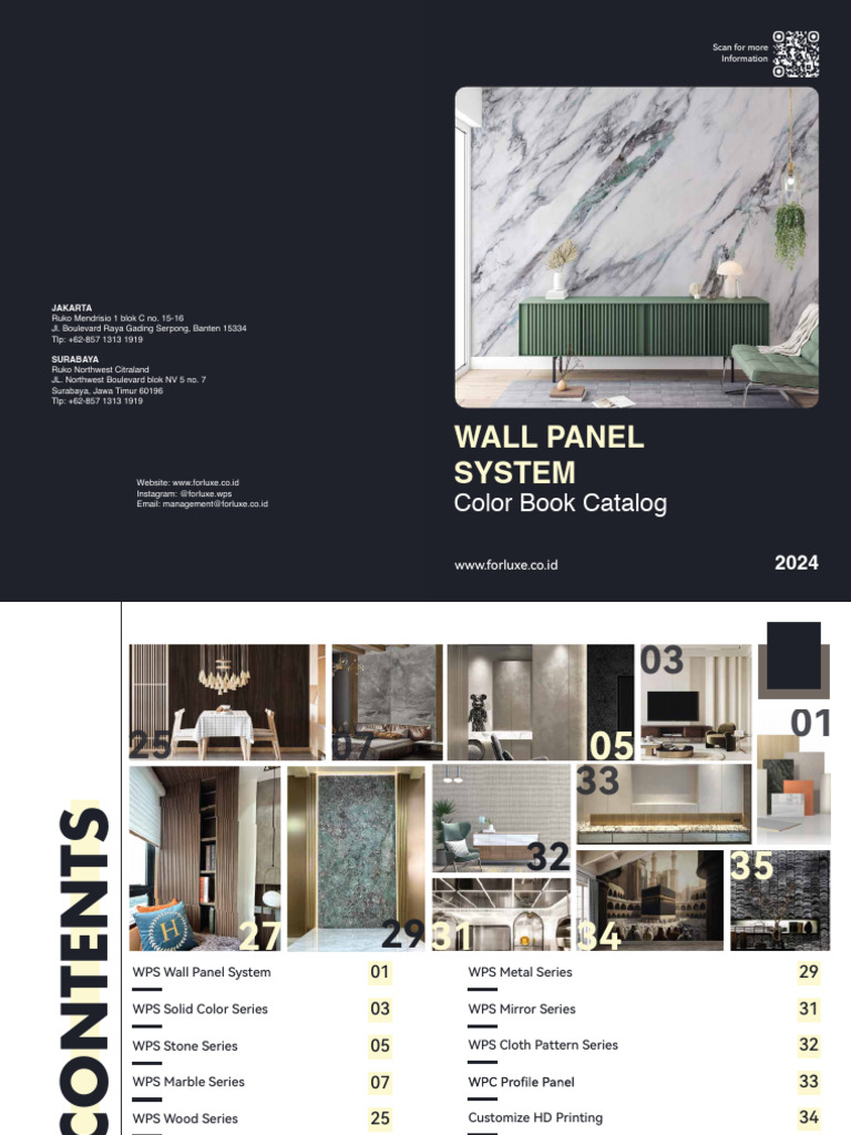 Forluxe Wall Panel Catalog 2024 | PDF