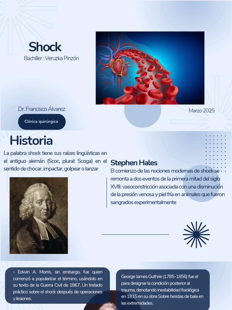 Tipos y Manejo del Shock Fisiológico | PDF | Fisiología | Emergencias ...