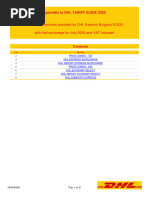 DHL Express Rate Guide 2024 Malaysia | PDF | Customs | Taxes