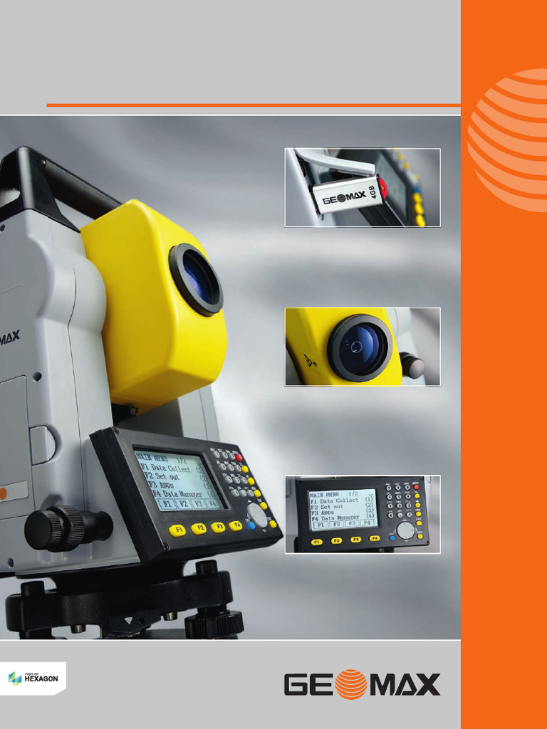 GeoMax EstTot Zipp10Pro Ficha Tecnica | PDF | Memoria USB | Almacenamiento de datos de la ...