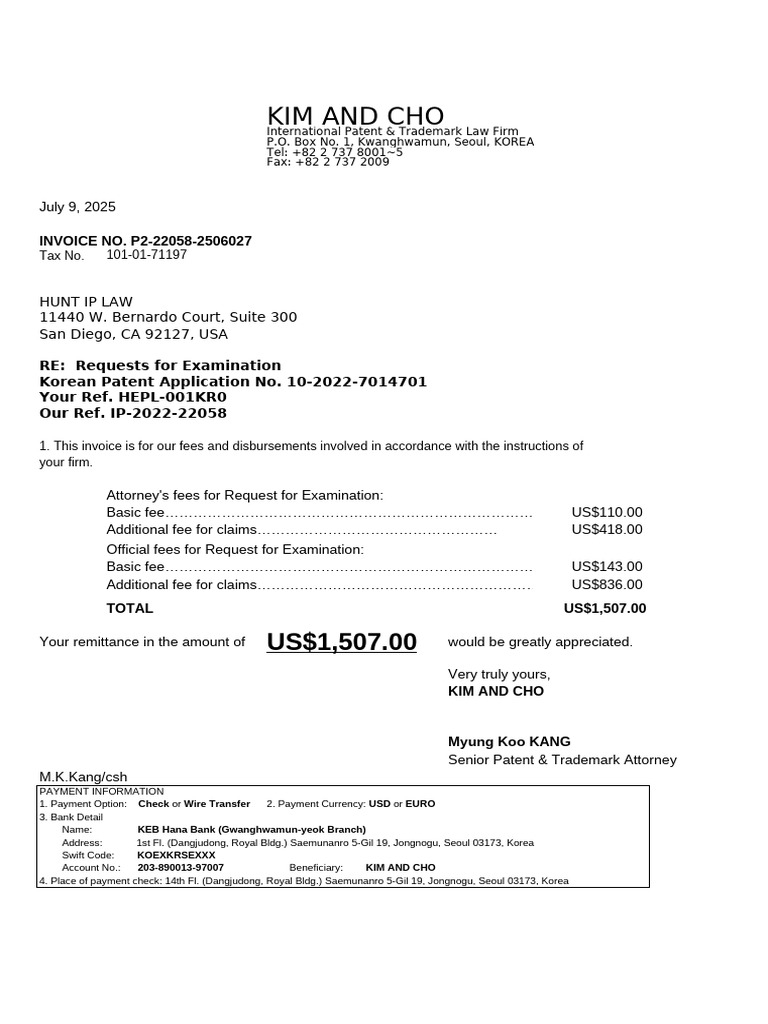 Invoice No. P2-22058-2506027 | PDF | Wire Transfer | Euro