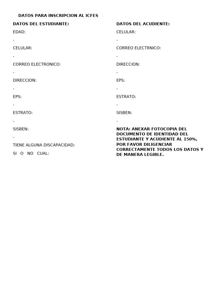 Inscripcion Icfes 2025 | PDF