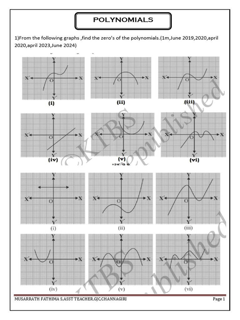Polynomials in English-3 | PDF | Polynomial | Mathematics