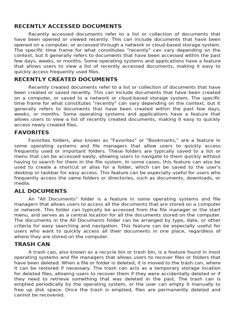 Recently Accessed Documents | PDF | Search Engine Indexing | Computer File