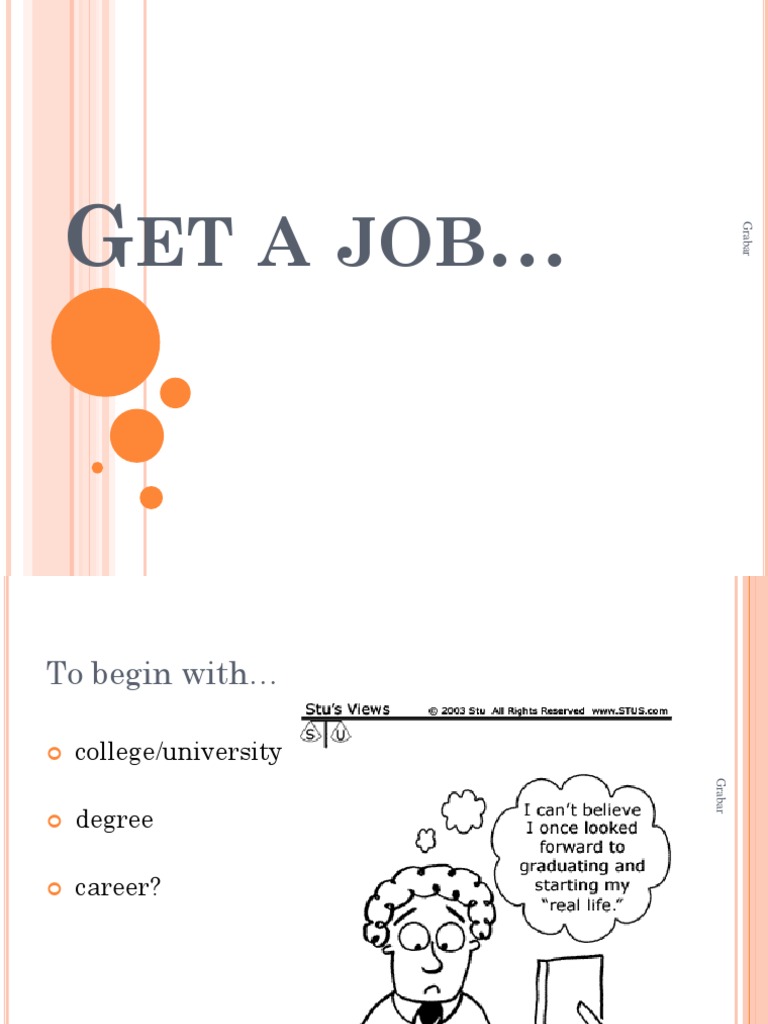 Get A Job | PDF | Résumé | Logistics