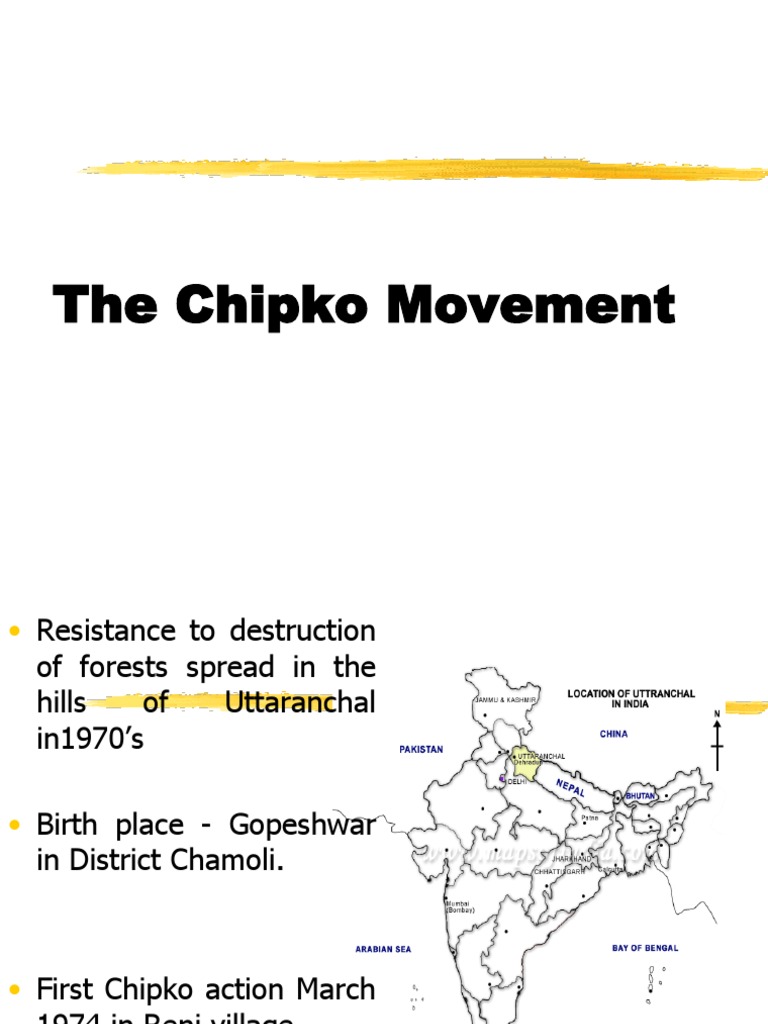 Overview of the Chipko Movement | PDF | Environmental Science | Social ...
