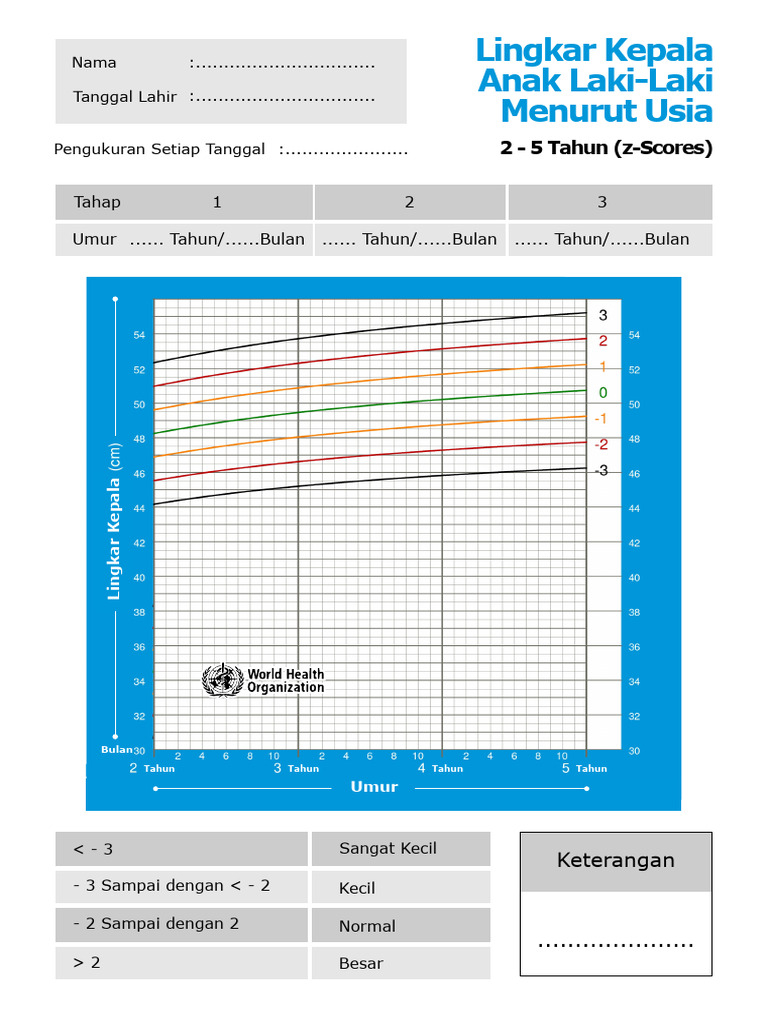 Interpretasi Z-Score Lingkar Kepala Anak | PDF