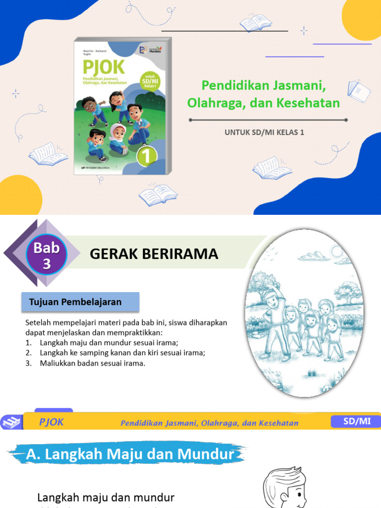 Kelas 1 Bab 3 Gerak Berirama-Copy | PDF