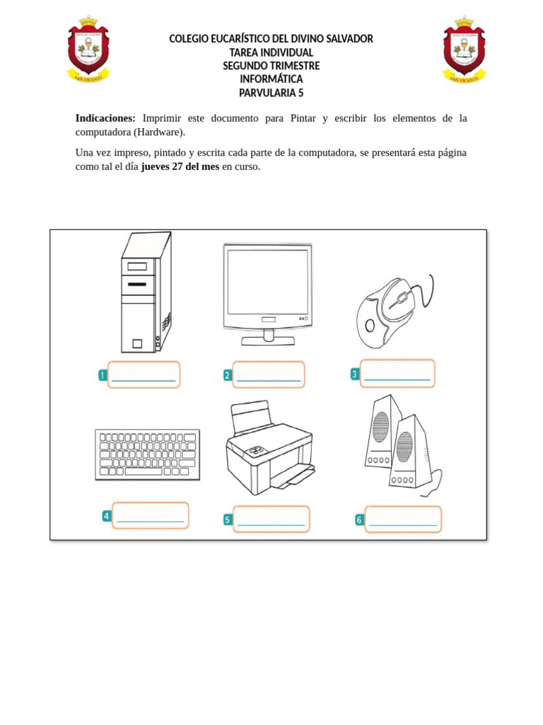 Actividad de Parvularia 5 | PDF