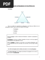Triangle pédagogique de Jean Houssaye | PDF | Pédagogie | Apprentissage