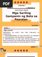 Grade 3 Week 7 Worksheets | PDF