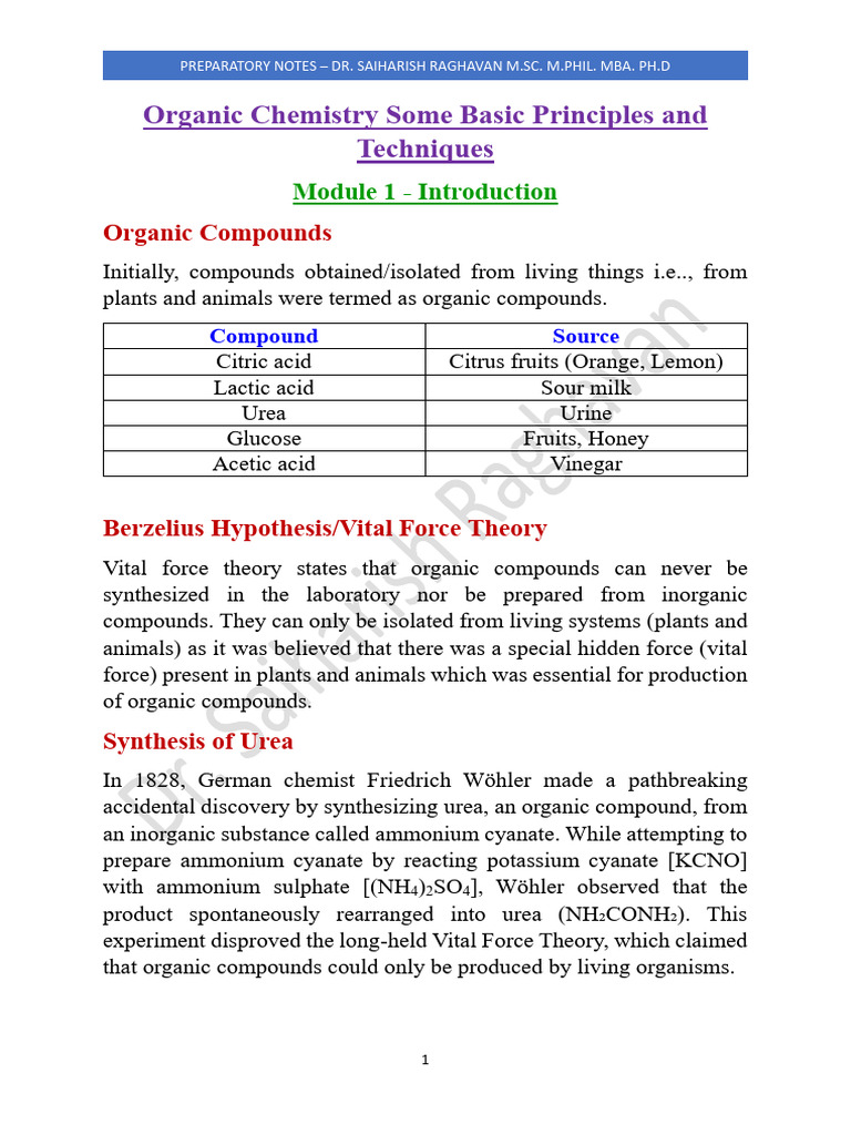 Neet 2027 Organic Chemistry Some Basic Principles And Techniques