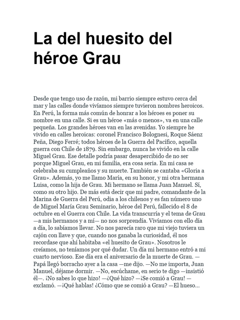 Anécdota Ejemplo | PDF