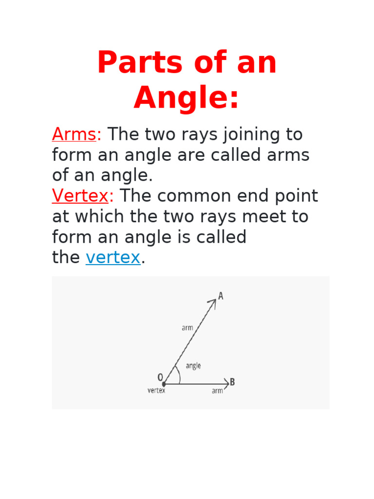 Types of Angles | PDF