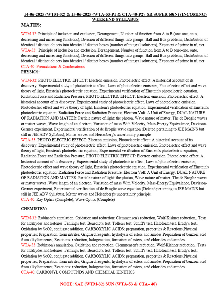 14-06-2025 (WTM-32) & 15-06-2025 (Wta-53-P1 & Cta-40-P2) SR Super 60 (N ...