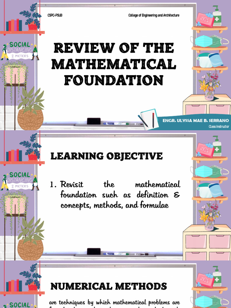 1 Review of The Mathematical Foundation | PDF | Equations | Numerical Analysis