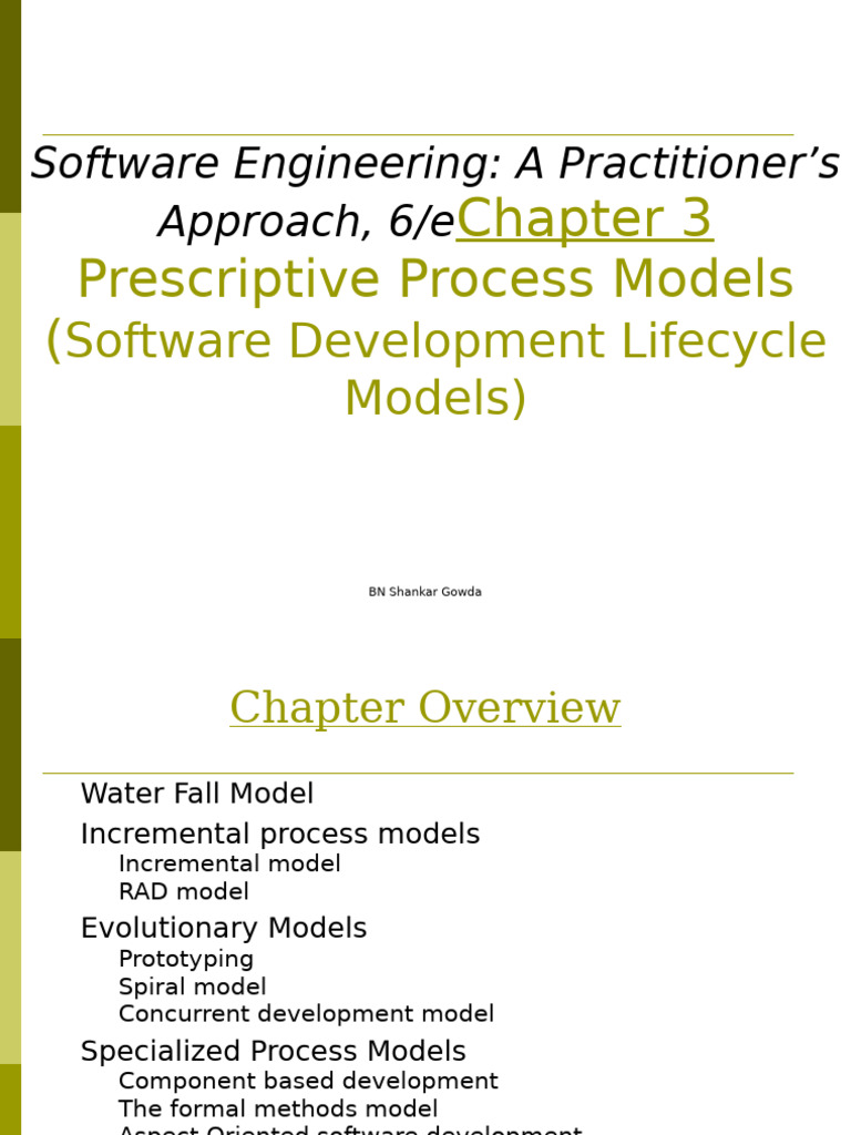 Prescriptive Software Process Models | PDF | Software Prototyping | Use ...